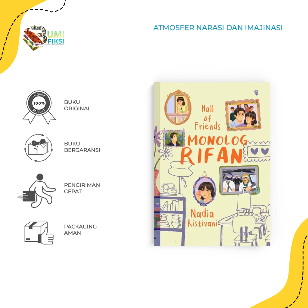 Jual Buku Novel Hall of Friends: Monolog Rifan - Nadia Ristivani ...
