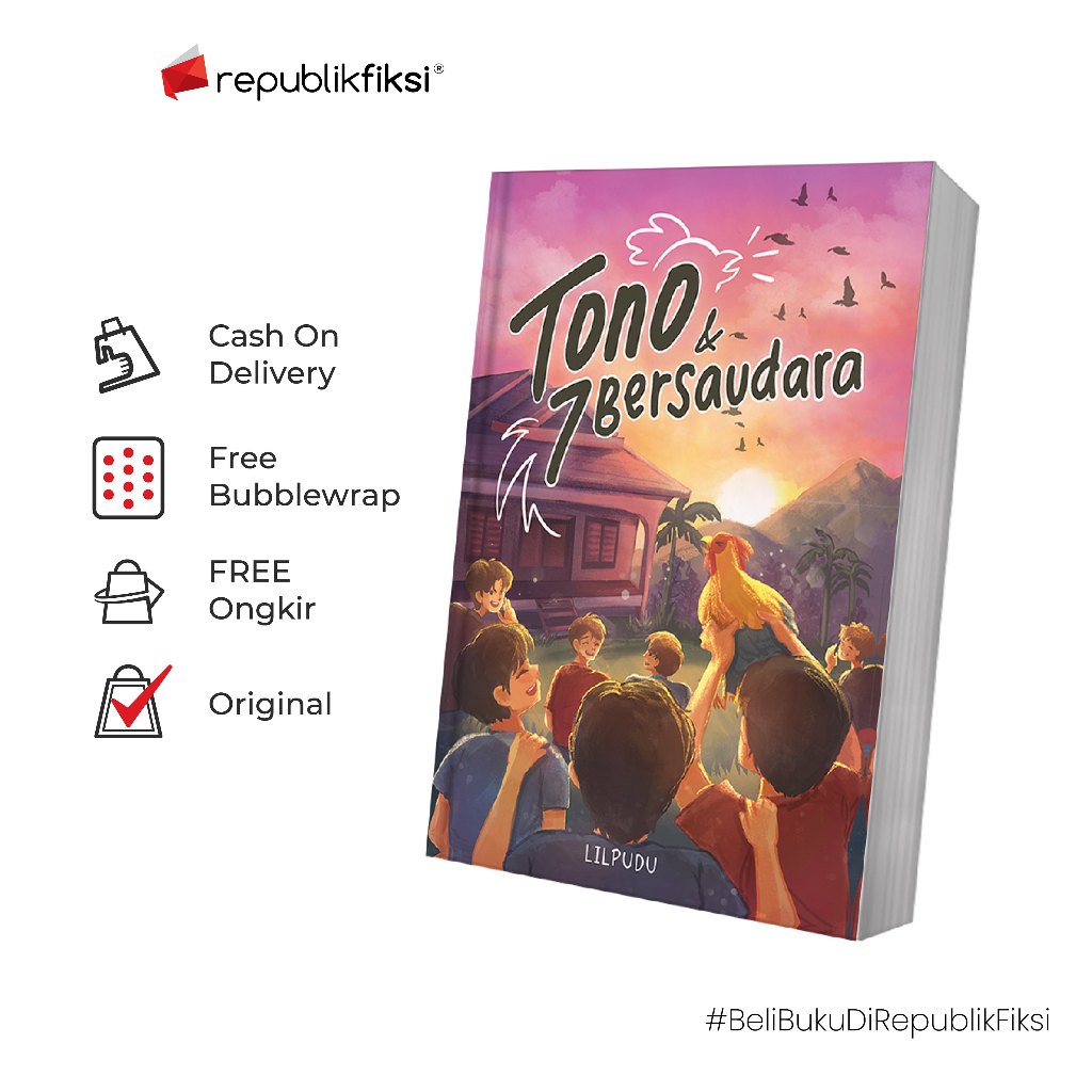 Jual [BATCH 2] Buku Novel Tono & 7 Bersaudara - Lilpudu - Tekad ...