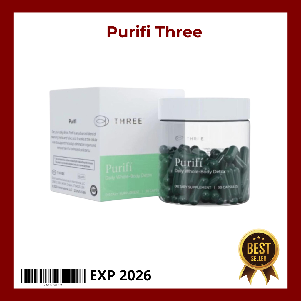 Jual Purifi Three PROMO [7.7] Suplemen multivitamin ORIGINAL 1000 ...