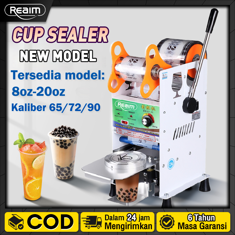 Jual REAIM Original Mesin Press Cup 8 - 20 Oz Cup Sealler Mesin Press ...