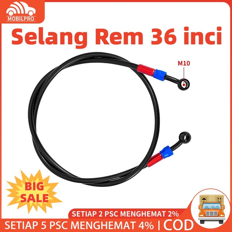 Jual Selang Rem Depan SWITS 100cm Selang Rem SWITS Original 100% Selang ...
