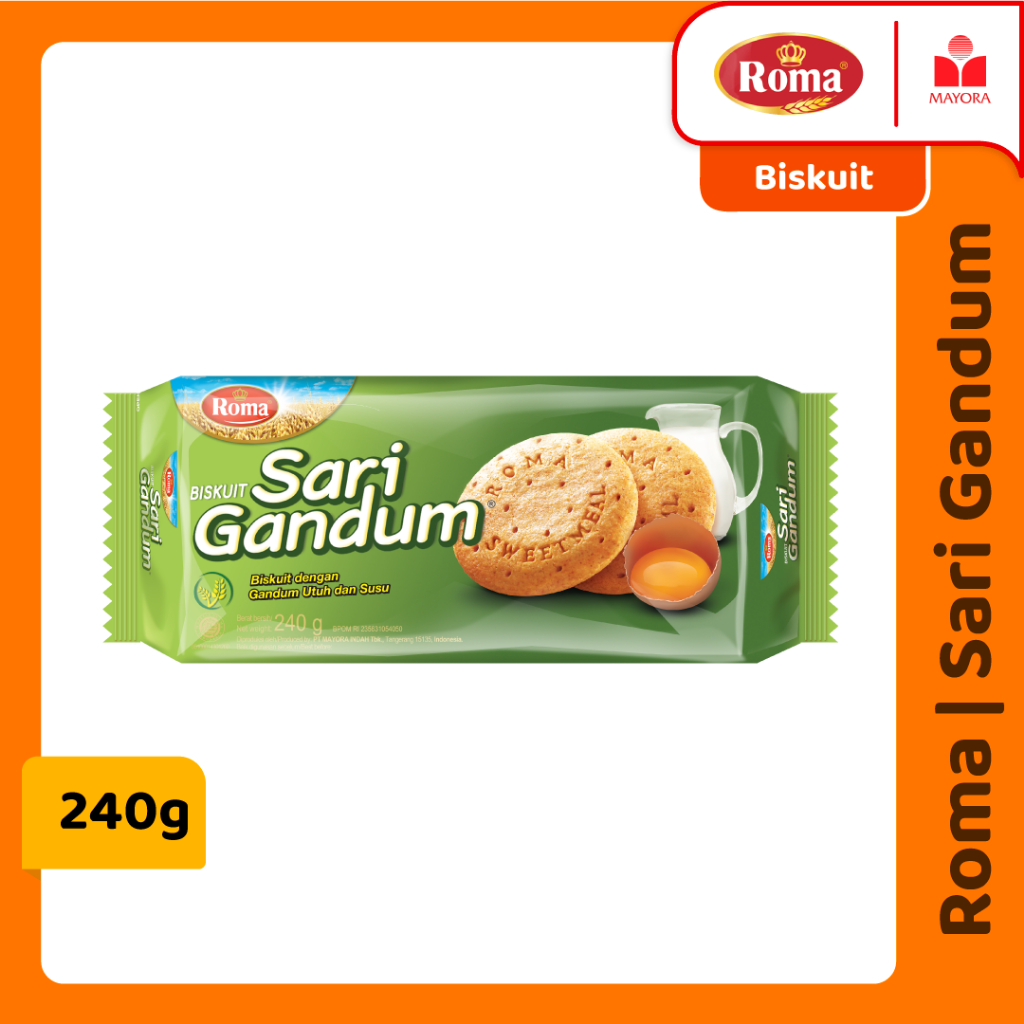 Jual ROMA Sari Gandum Family Pack [240 g] | Shopee Indonesia