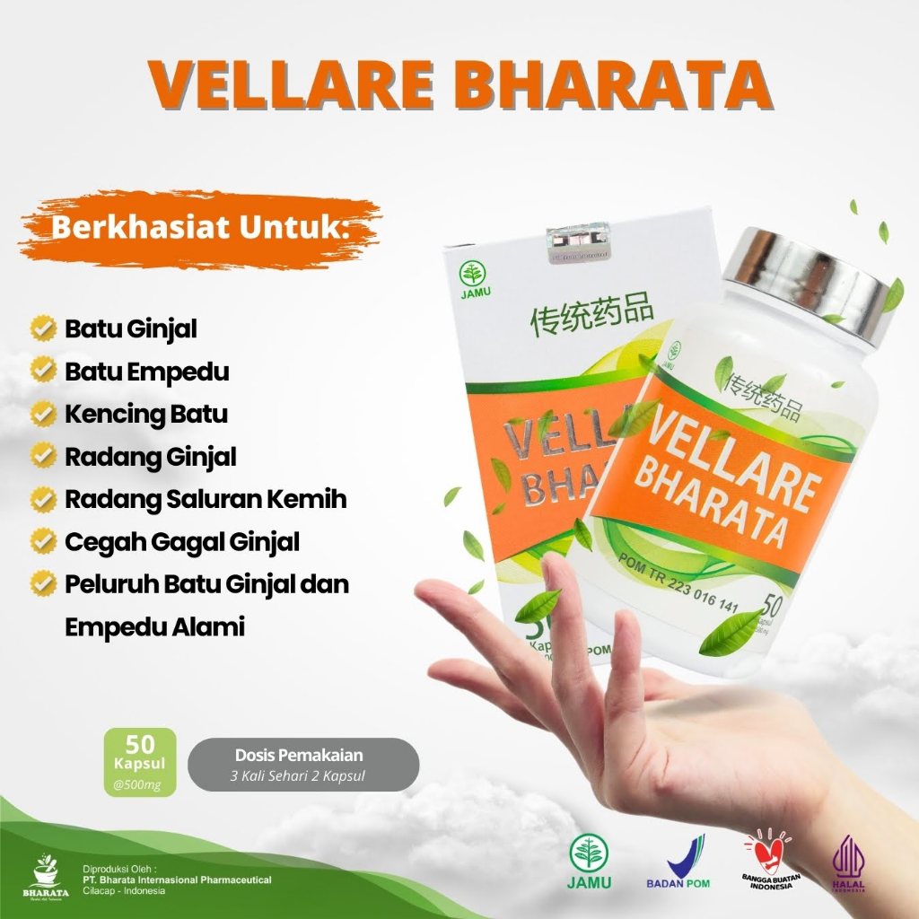 Jual Vellare Bharata Obat Batu Empedu Peluruh Batu Ginjal Saluran kemih Paling Ampuh Kemasan ...