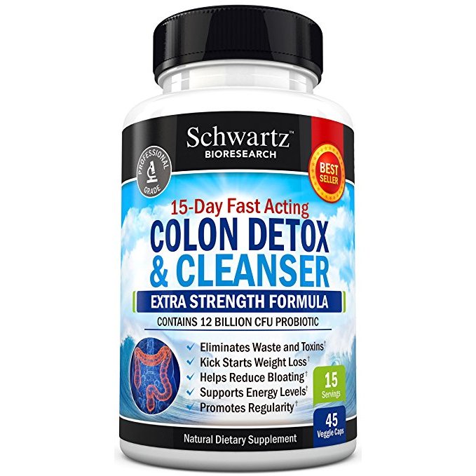 Jual Colon Cleanser and Detox for Digestive Support 15 Day Fast-Acting Extra Strength Cleanse ...