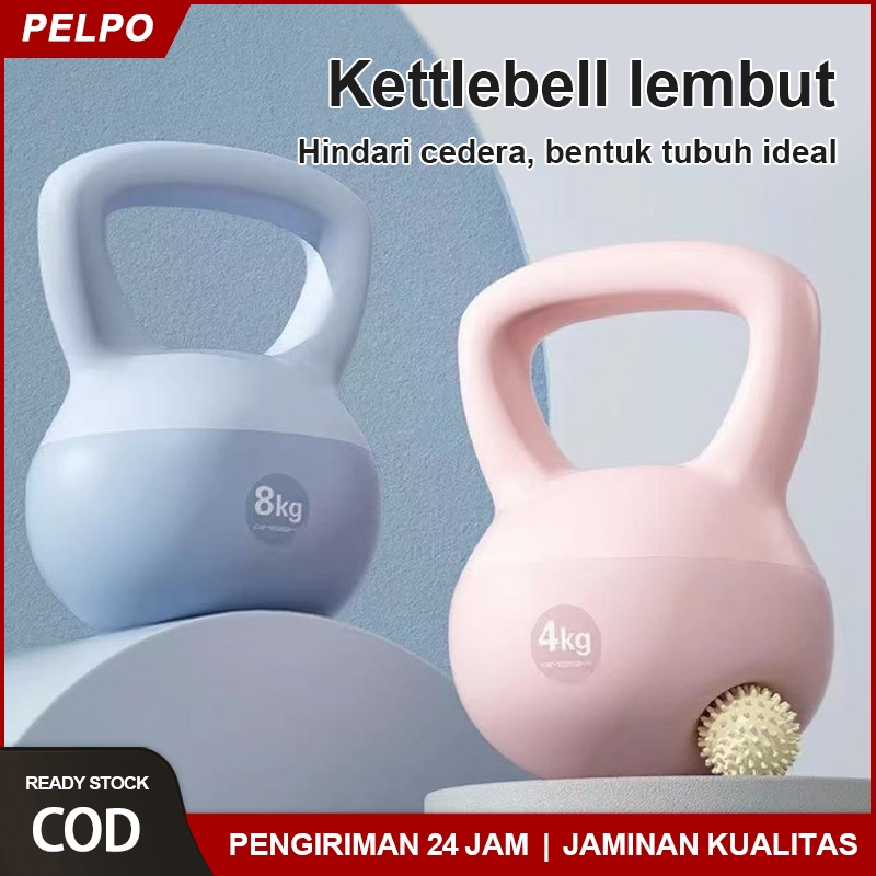 Jual PELPO 4/6/8kg Kettlebell Lunak | Dumbell Set | Peralatan Kebugaran Rumah | Neoprene ...