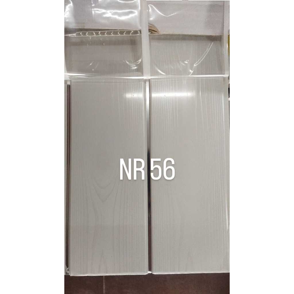 Jual PLAFON PVC NR 56 NAT GOLD PUTIH MOTIF KAYU GLOSS TDP | Shopee ...