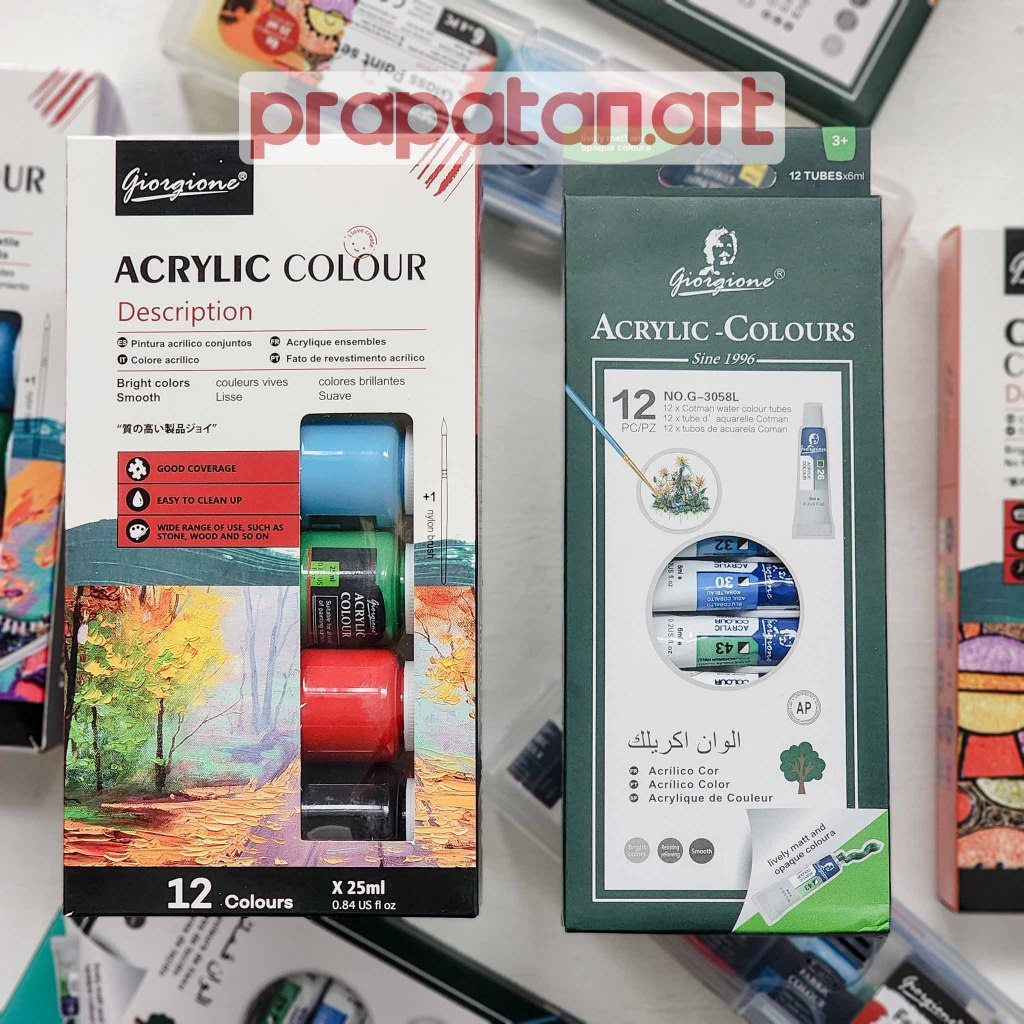 Jual Cat Akrilik Set Giorgione | Giorgione Acrylic Set | Shopee Indonesia