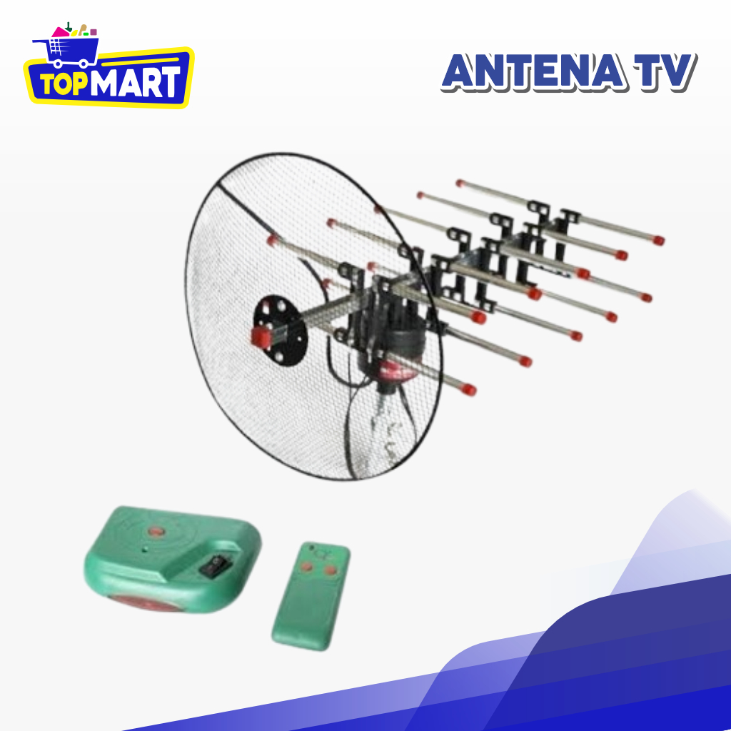 Jual TOPMART - Antena Parabola Tv Outdoor Antena tv remote + booster ...