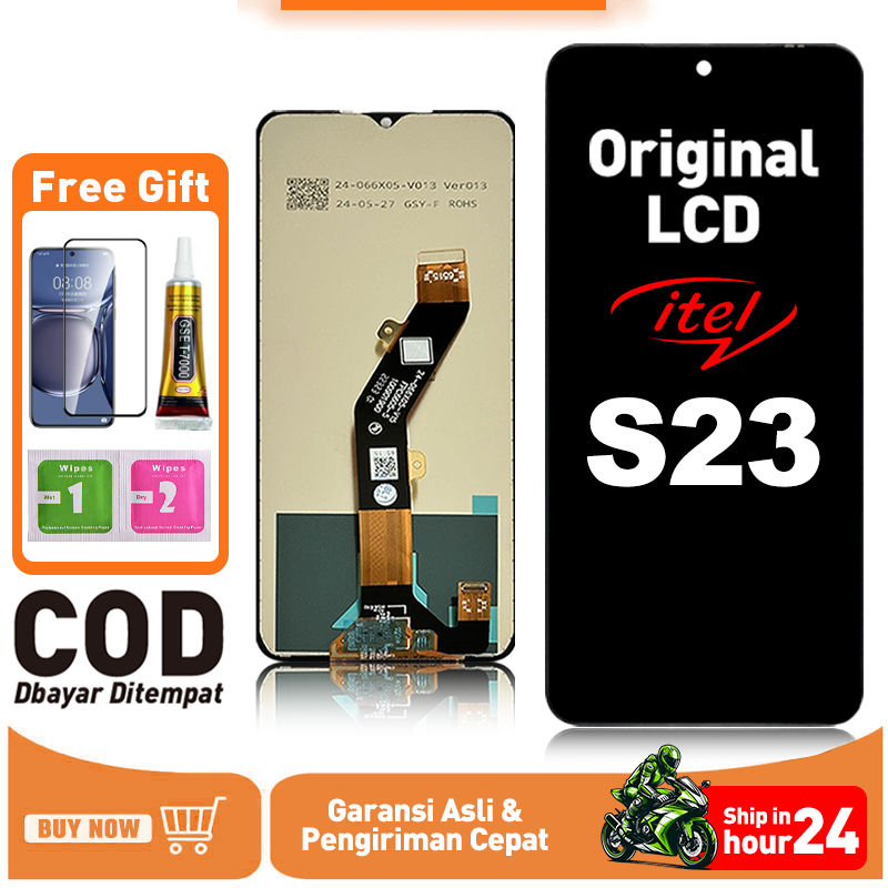 Jual LCD Itel S23 TOUCHSCREEN Fullset Asli Crown Murah Ori Compatible ...
