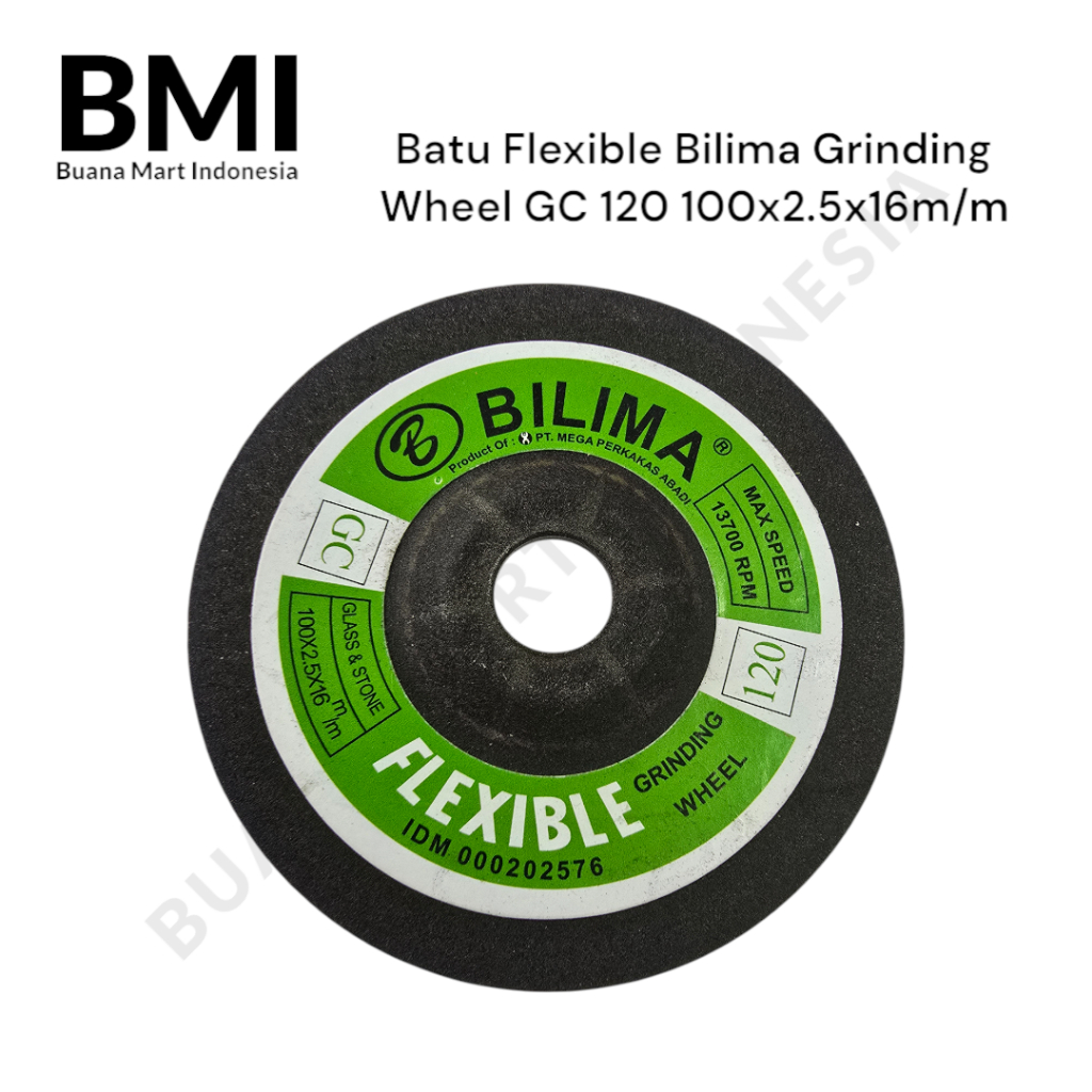 Jual Batu Flexible BILIMA GC 120 4 Inch | Batu Gerinda | Batu Poles ...