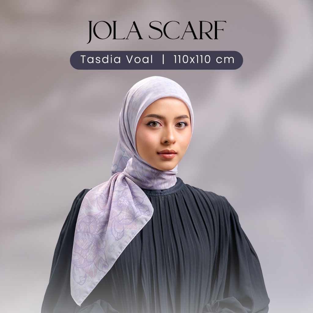 Jual ZM Zaskia Mecca - New Jola Tasdia Voal Scarf Kerudung Segi Empat ...