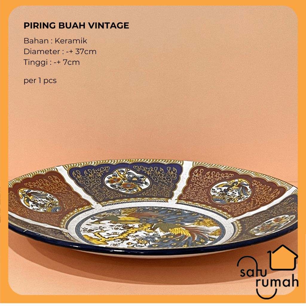 Jual 1PCS PIRING BUAH BESAR / PIRING BESAR JUMBO / PIRING ENAMEL ...