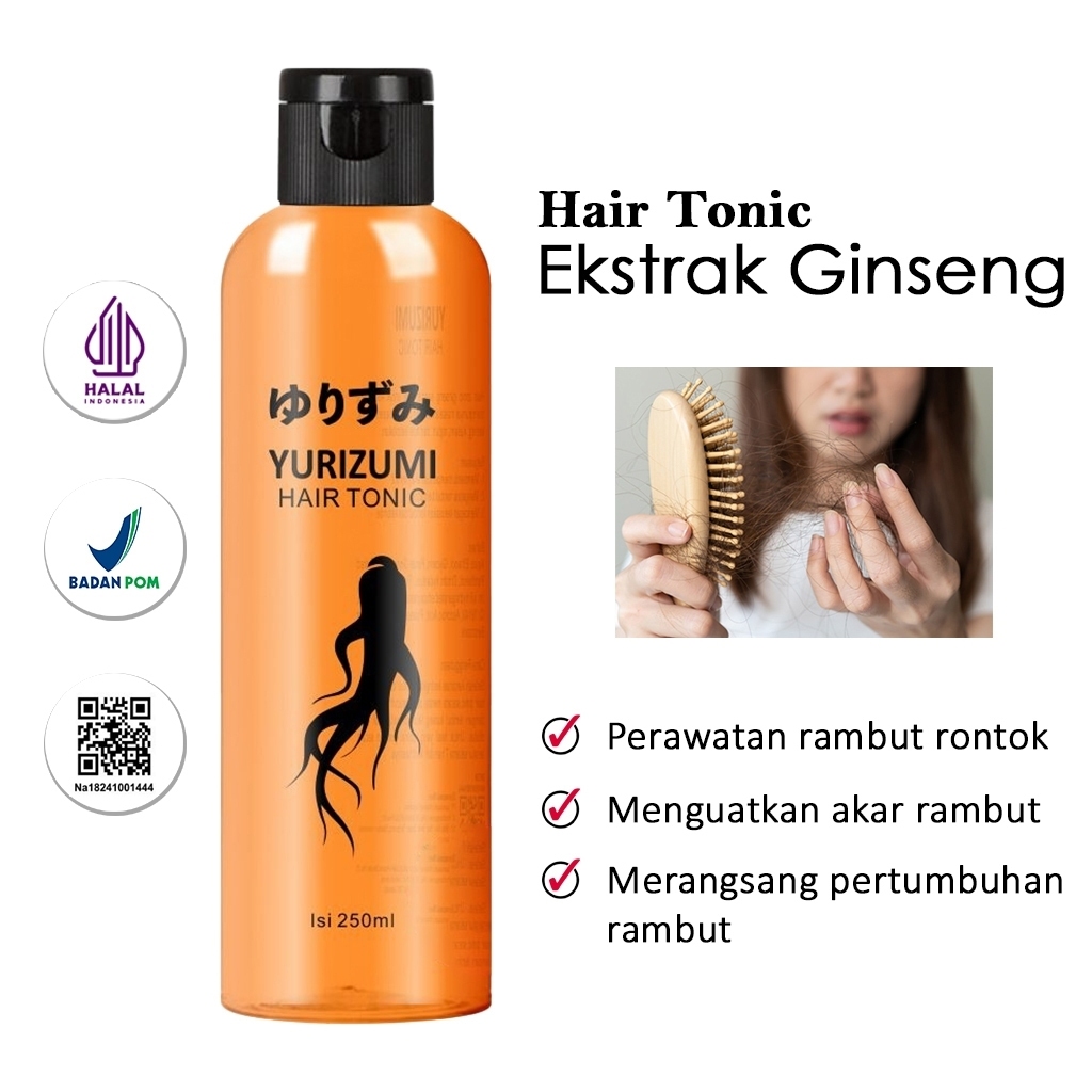 Jual ( BPOM ) Red Ginseng Korea Yurizumi Hair Tonic Perawatan Rambut ...