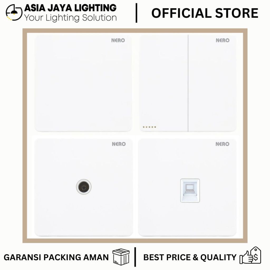 Jual SAKLAR / SWITCH LISTRIK / STOP KONTAK / SOKET LISTRIK / COK TV ...