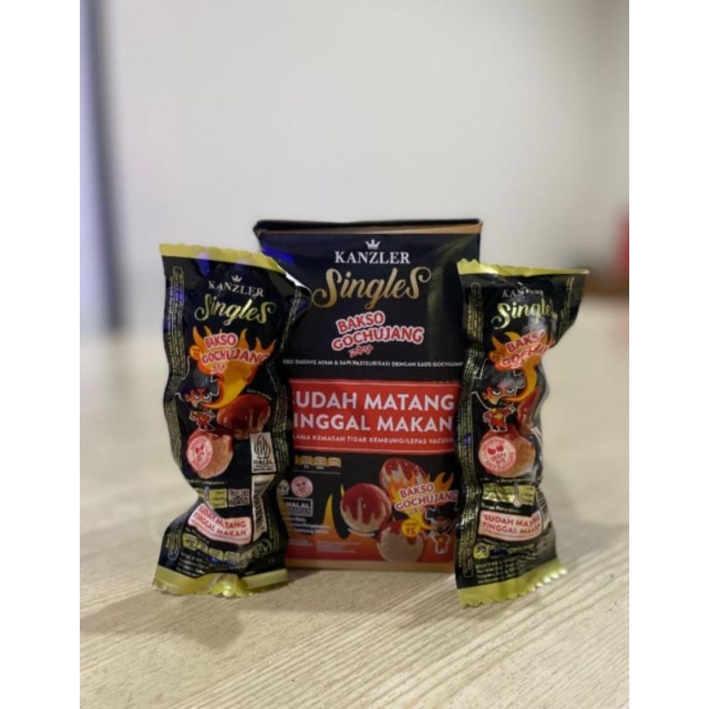 Jual 1 Box Isi 12 Kanzler Singles 55 Gr Bakso Gochujang | Shopee Indonesia