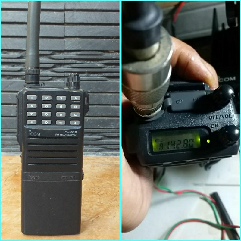 Jual HT JADUL LEGENDARIS ICOM V68 VHF MULUS ORIGINAL JAPAN | Shopee ...