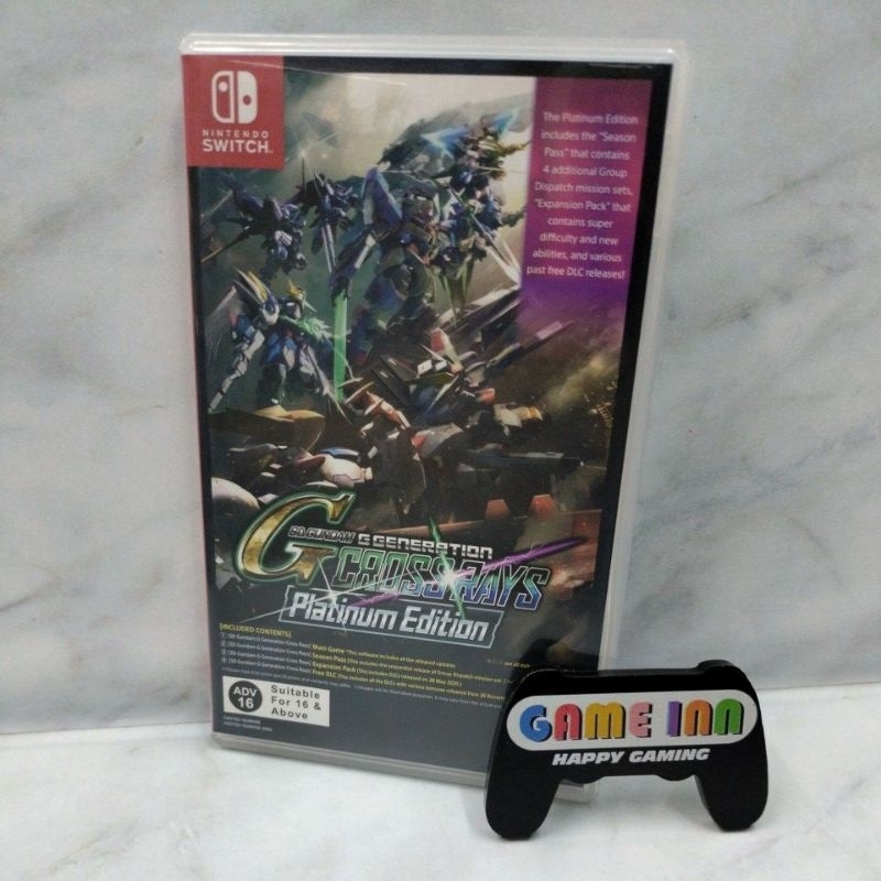 Jual Game Switch - SD Gundam G Generation Crossrays Platinum Edition second - reg Jpn (bhs ...