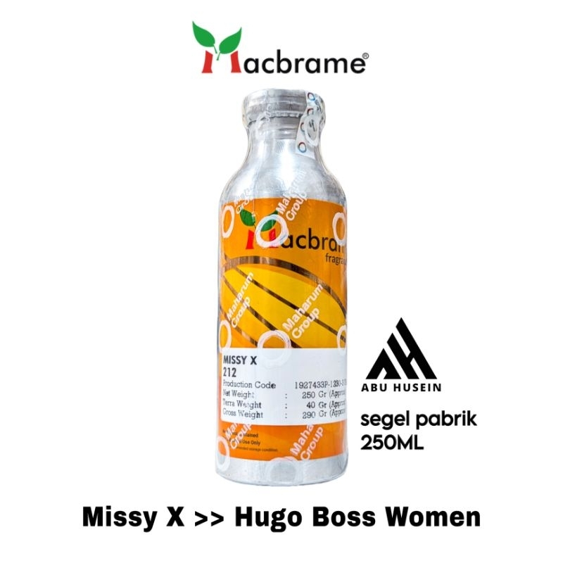 Jual MISSY X // HUGO B WOMEN 250ML SEGEL PABRIK PRODUK MACBRAME (untuk ...