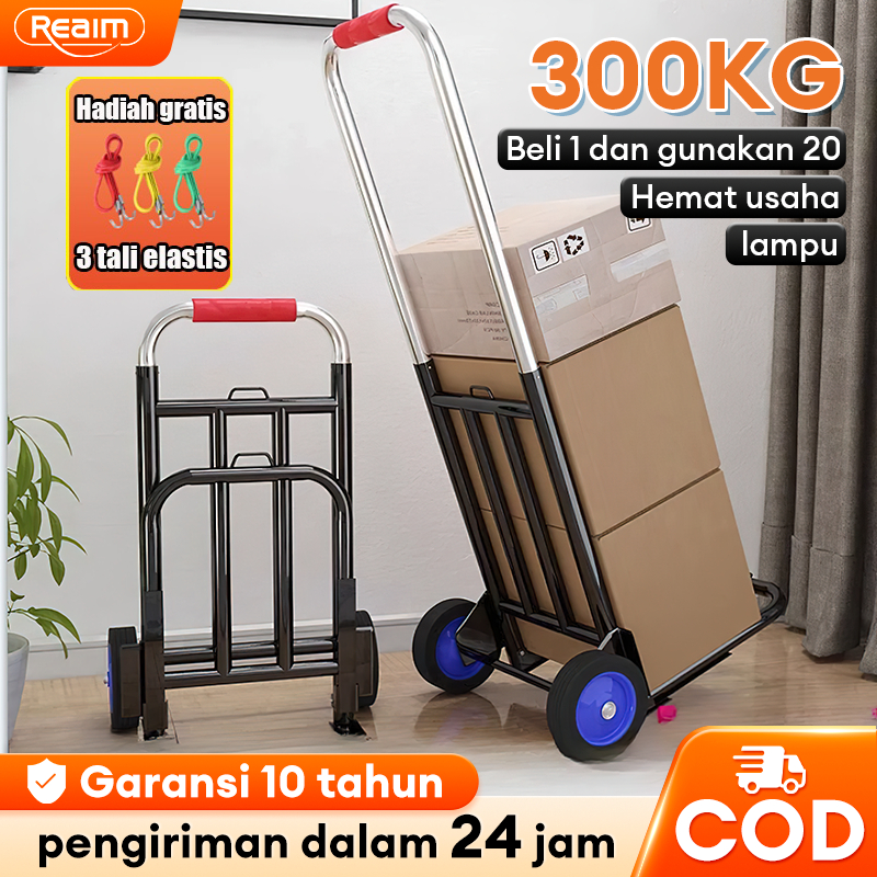 Jual Reaim Troli Barang Lipat Portable 50Kg-150Kg Troli Koper Multi ...