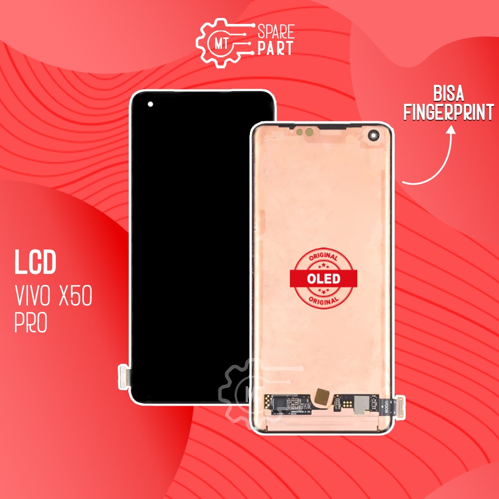 Jual LCD Vivo X50 PRO FINGERPRINT - Original 100% Fullset Touchscreen ...