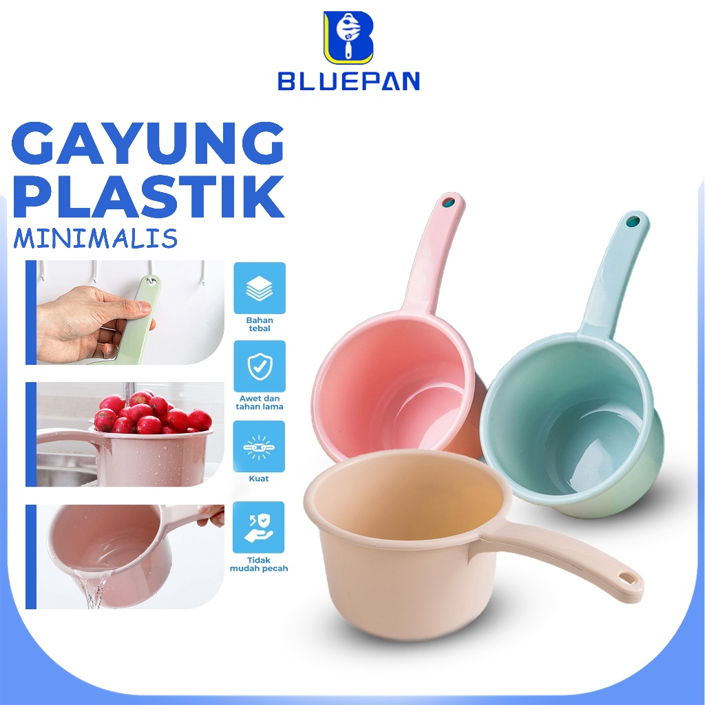 Jual Bluepan Gayung Mandi Warna Pastel Aesthetic / Gayung Bayi Anti ...