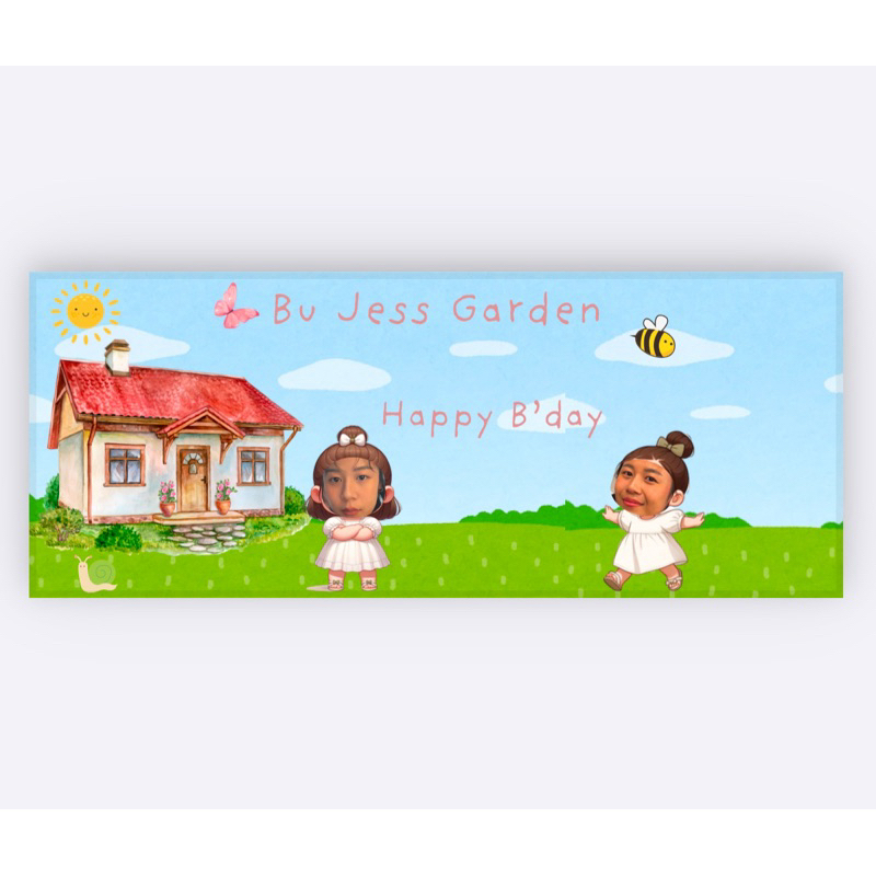 Jual Custom Banner ulang tahun unik, spanduk aesthetic | Shopee Indonesia