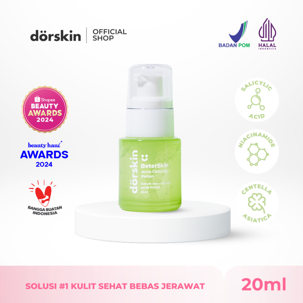 Jual [LIVE EXCLUSIVE] Dorskin BeterSkin Acne Calming Potion - Serum ...