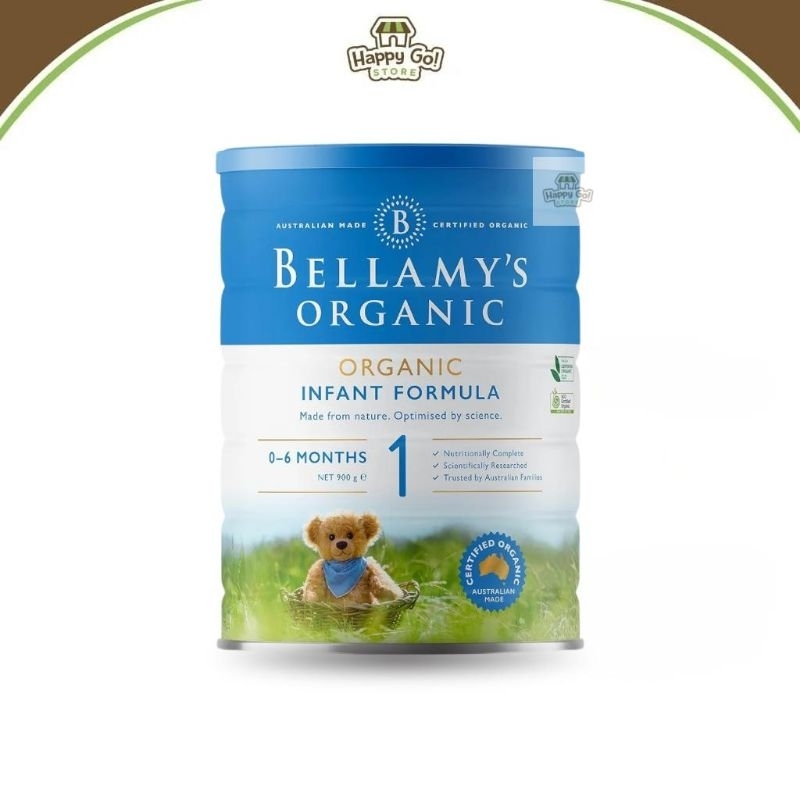 Jual Bellamy's Organic Susu Formula Organik Step 1 900 g | Shopee Indonesia