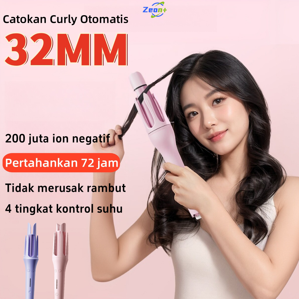 Jual Curly Otomatis 32MM Catokan Curly Otomatis Ceramics Curly Catokan Keriting Keramik Otomatis ...