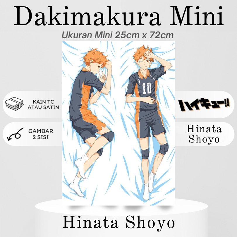 Jual DAKIMAKURA MINI HINATA SHOYO Haikyu! Bantal Anime Waifu Mini ...