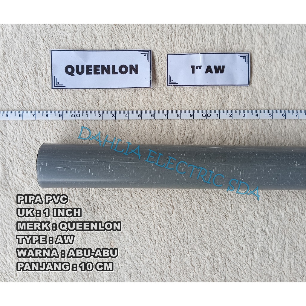 Jual PIPA PVC 1 INCH AW QUEENLON ABU ABU | Shopee Indonesia