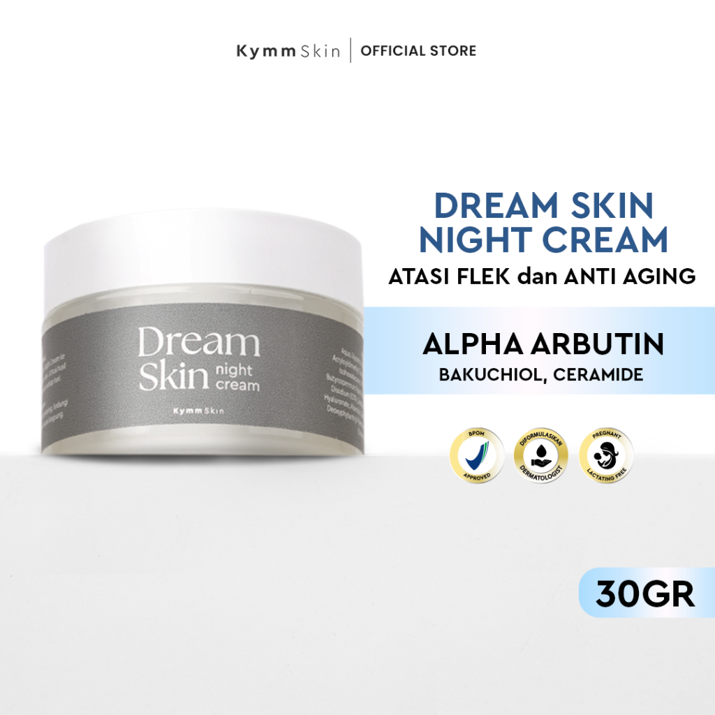 Jual KYMM SKIN Dream Skin Night Cream Brightening and Glowing 30GR ...