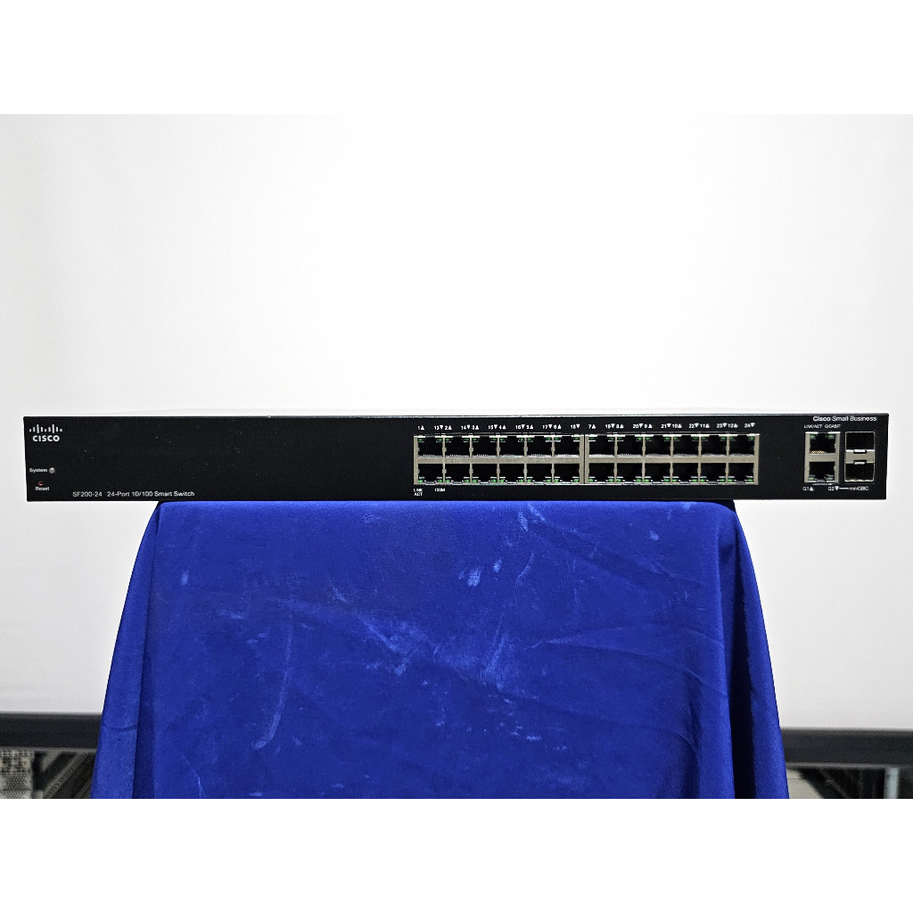 Jual Switch Hub Cisco Small Business SF200 24 24 Port 10 100 2 Port ...