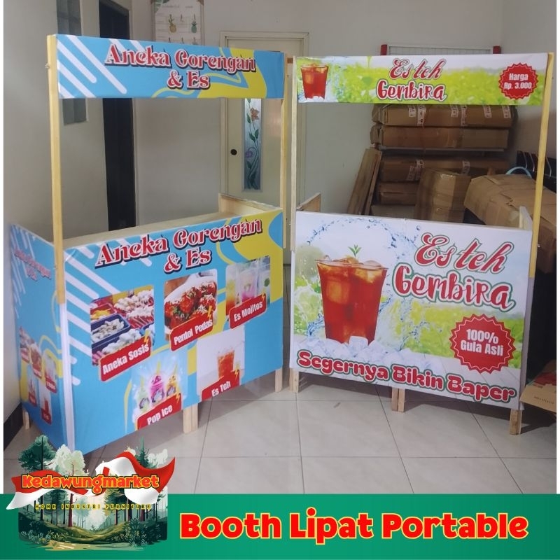 Jual booth portable booth lipat booth bongkar pasang | Shopee Indonesia