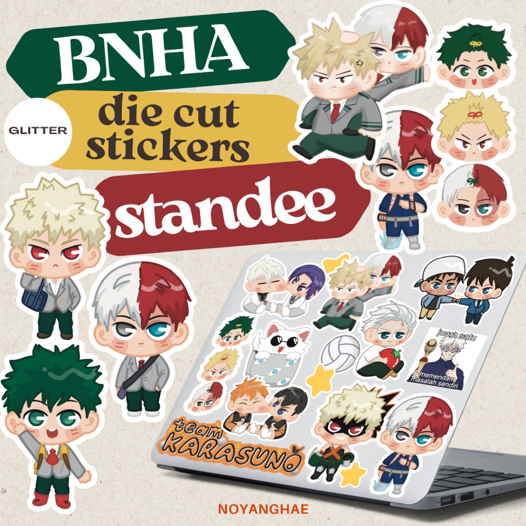 Jual Boku No Hero Academia BNHA stickers and standee | noyanghae ...