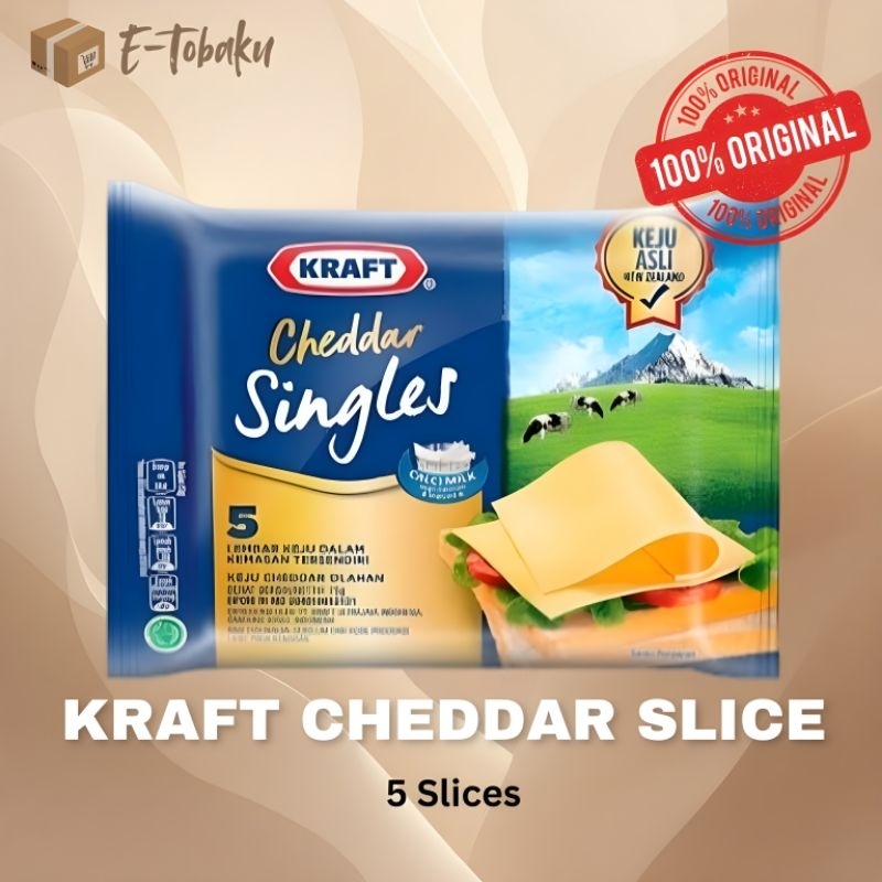 Jual KEJU KRAFT CHEDDAR SLICE 5 (exp Februari 2026) | Shopee Indonesia