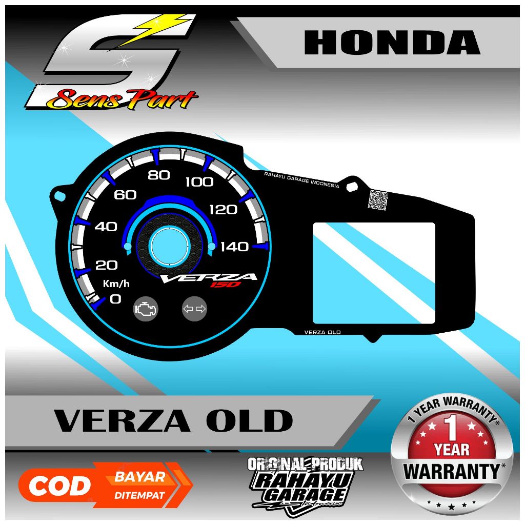 Jual PAPAN SPEEDOMETER CUSTOM HONDA VERZA OLD | Shopee Indonesia