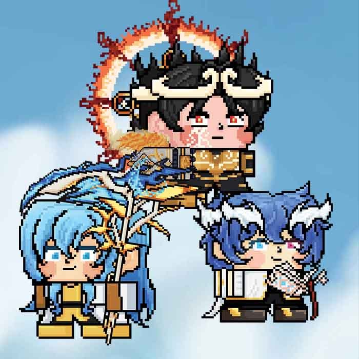 Jual Gantungan Kunci Minecraft Brutal Legend Rivals Awan ikkan & Maji ...