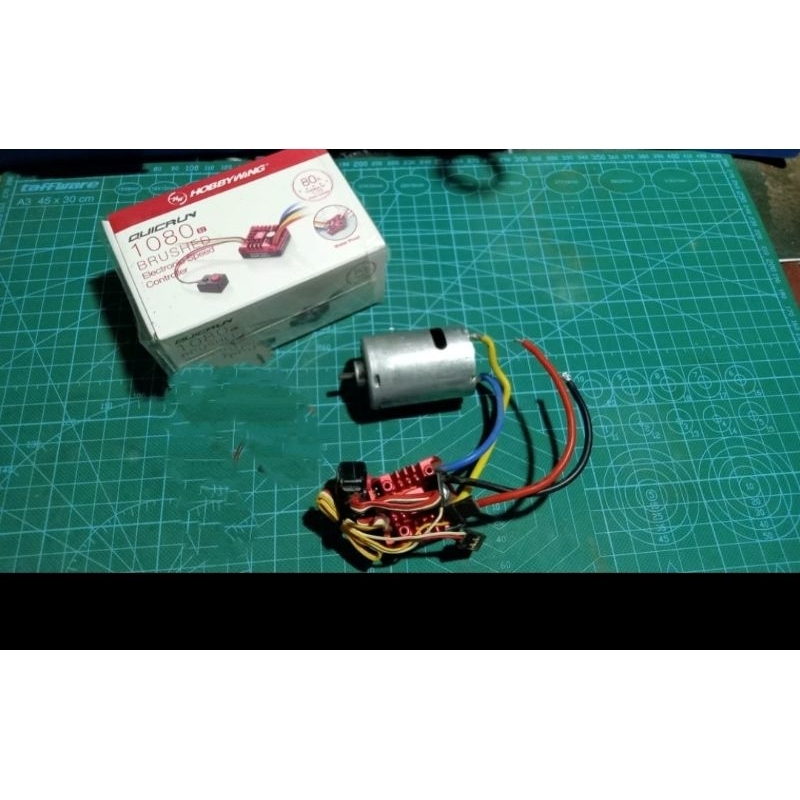 Jual Motor tamiya 540 + ECS HOBBYWING 1080 G2 (1:10) | Shopee Indonesia