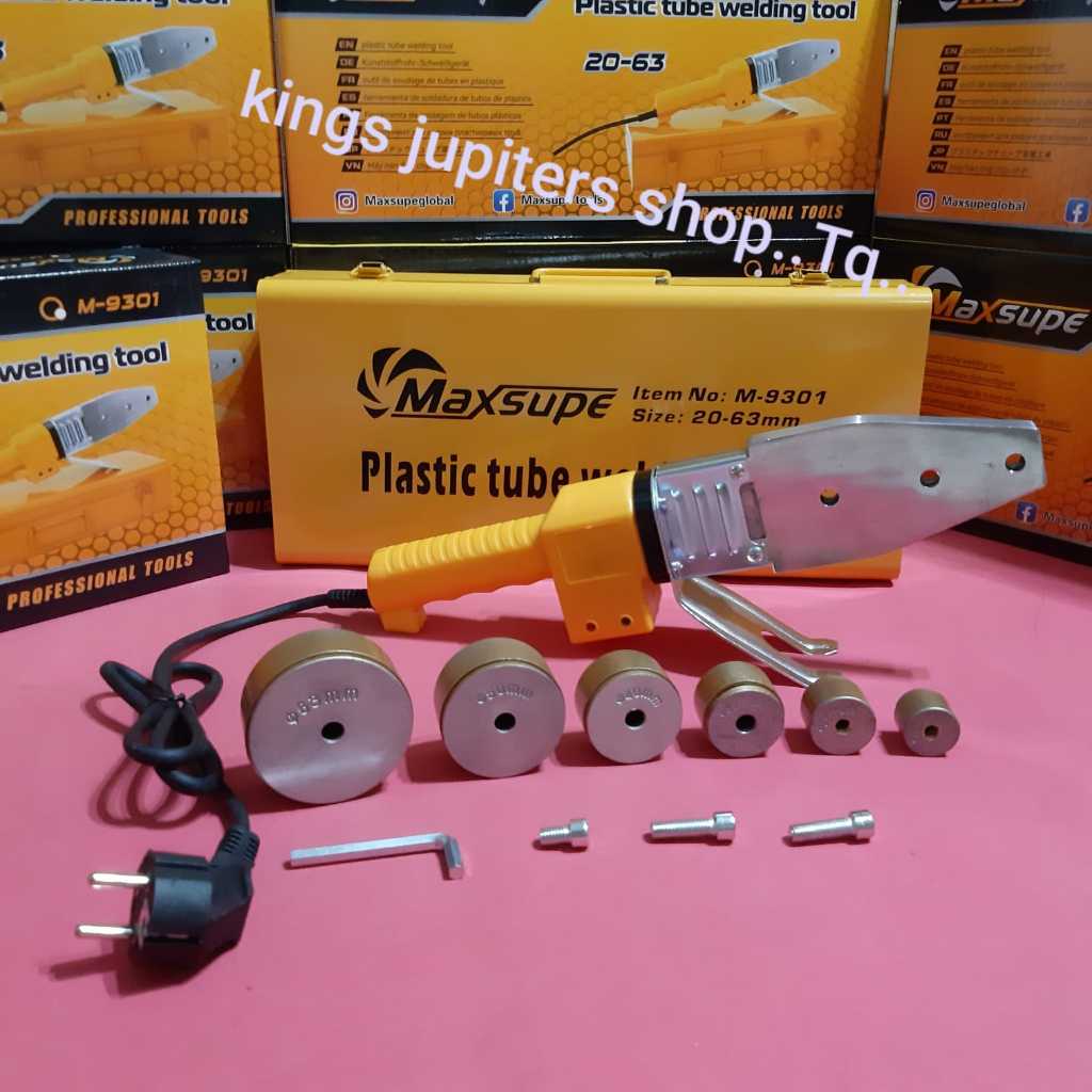 Jual 20 - 32mm ATAU 63mm merk MAXSUPE MESIN LAS PVC PPR MESIN LAS PIPE ...