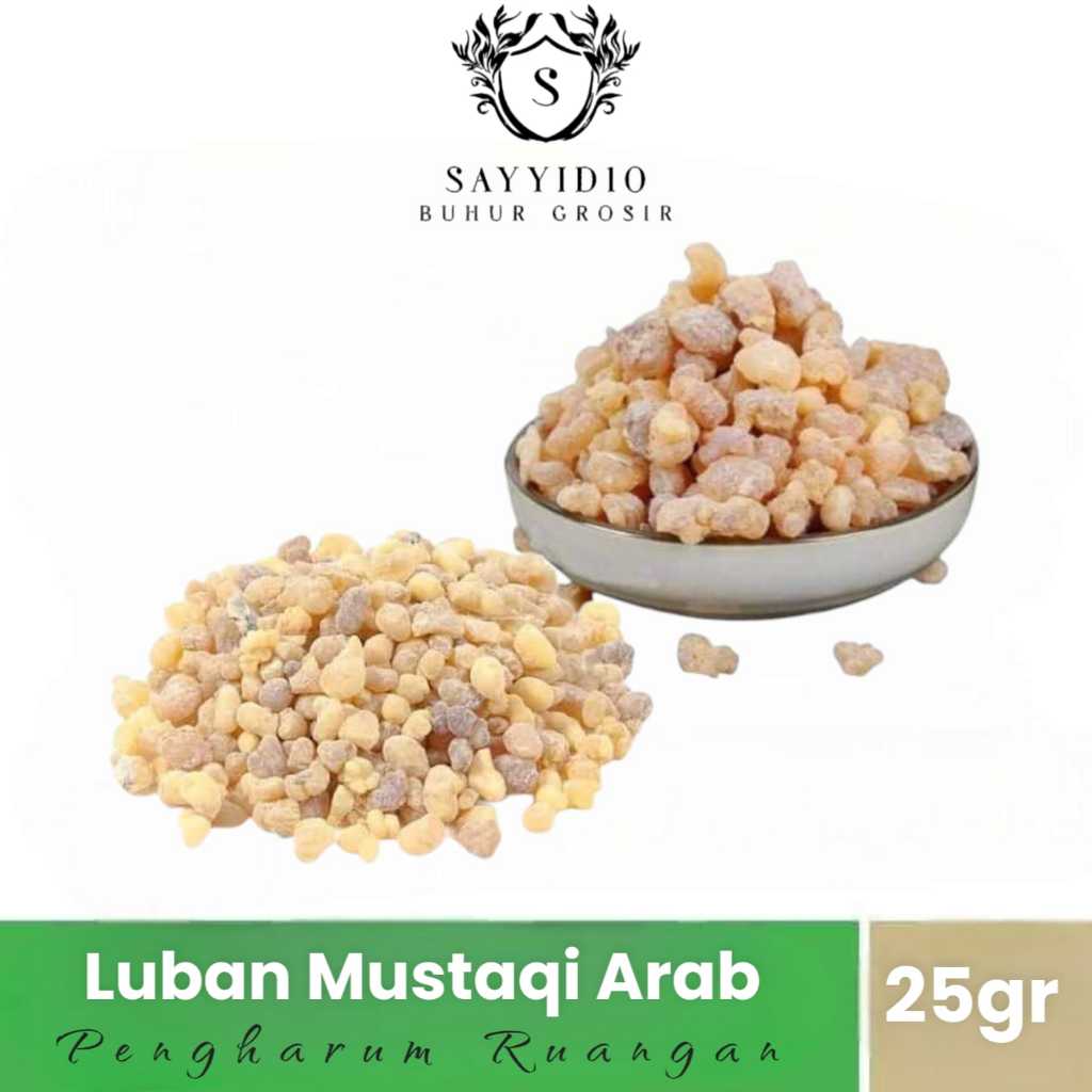 Jual Kemenyan Arab Luban Mustaqi 25 gram Murni Dan Halus | Shopee Indonesia