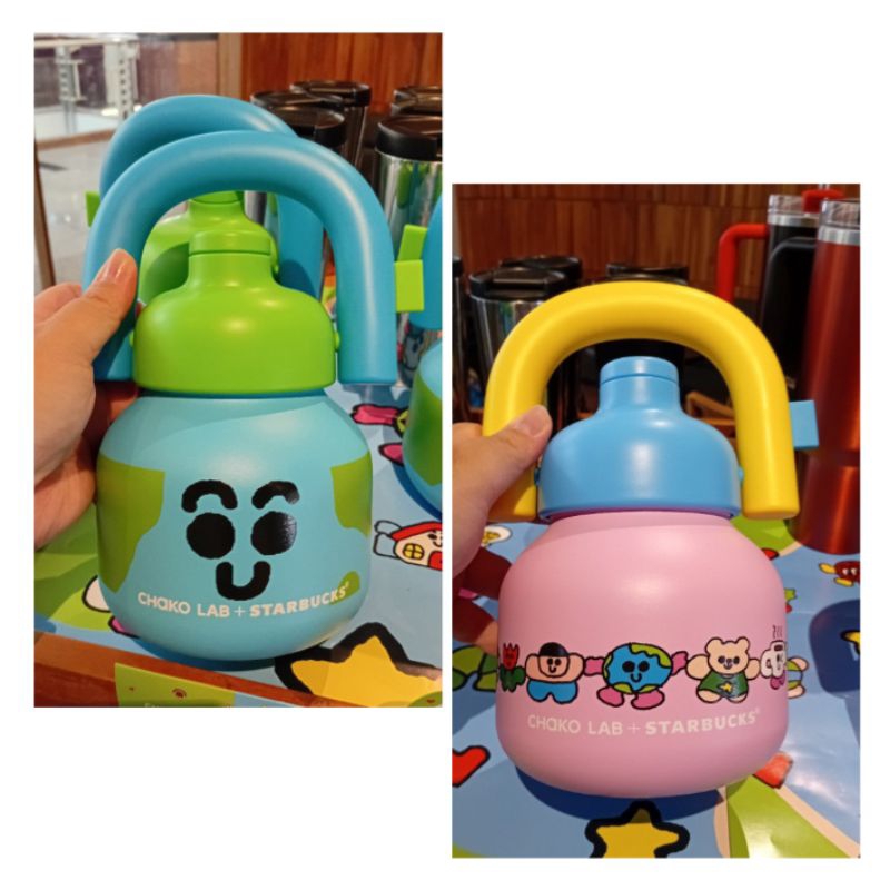 Jual Tumbler Starbucks x Chako Lab 1liter Blue , Pink. Ready Limited ...