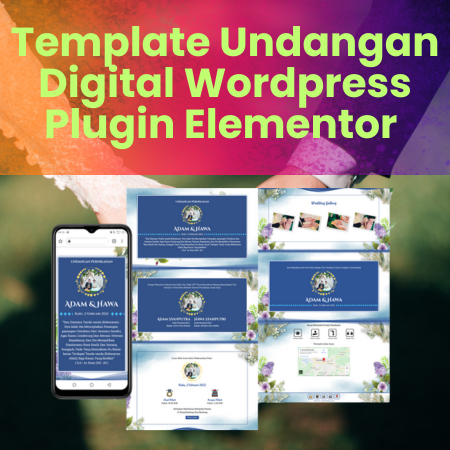Jual 300 lebih Template Undangan Digital Wordpress Plugin Elementor format Json | Shopee Indonesia