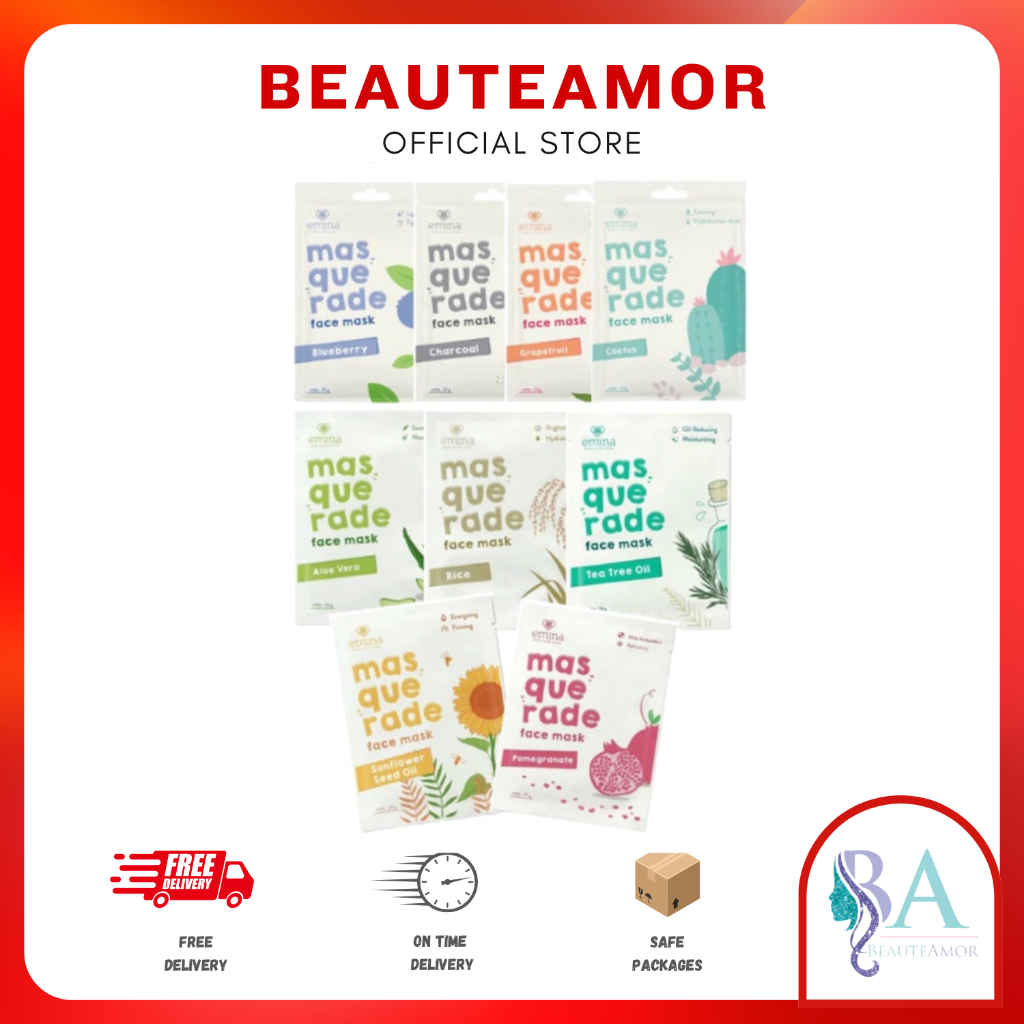 Jual Emina Masquerade Face Mask 23gr - Masker Wajah (Sheet Mask ...