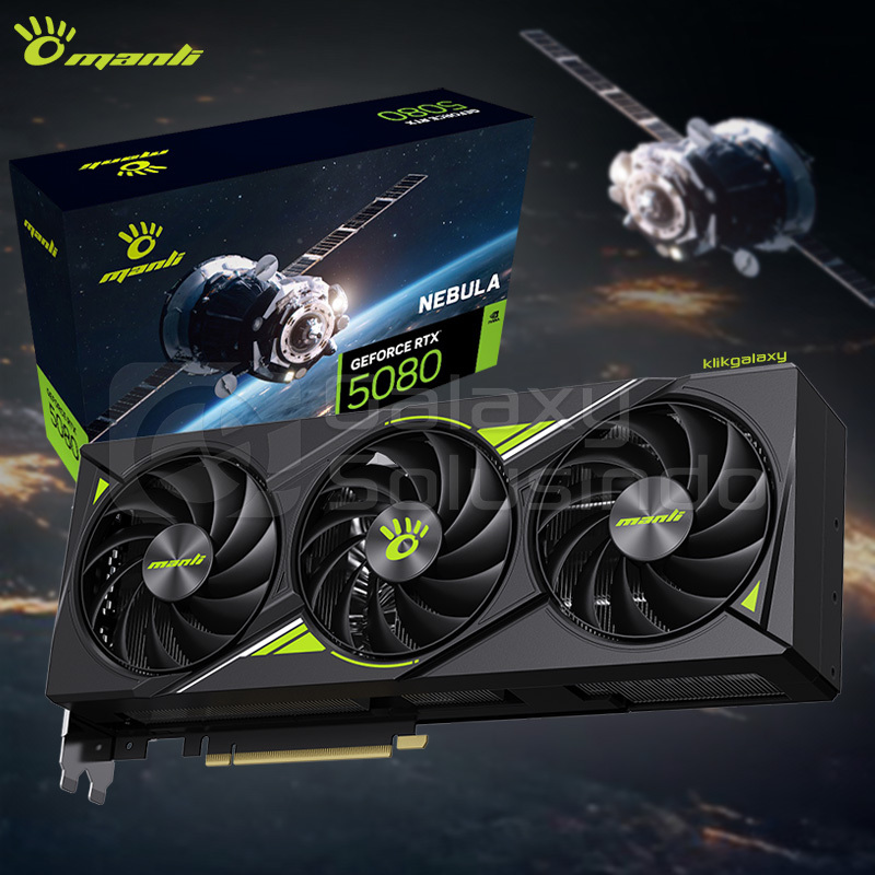 Jual MANLI GeForce RTX 5080 NEBULA 16GB GDDR7 - VGA RTX5080 DDR7 ...