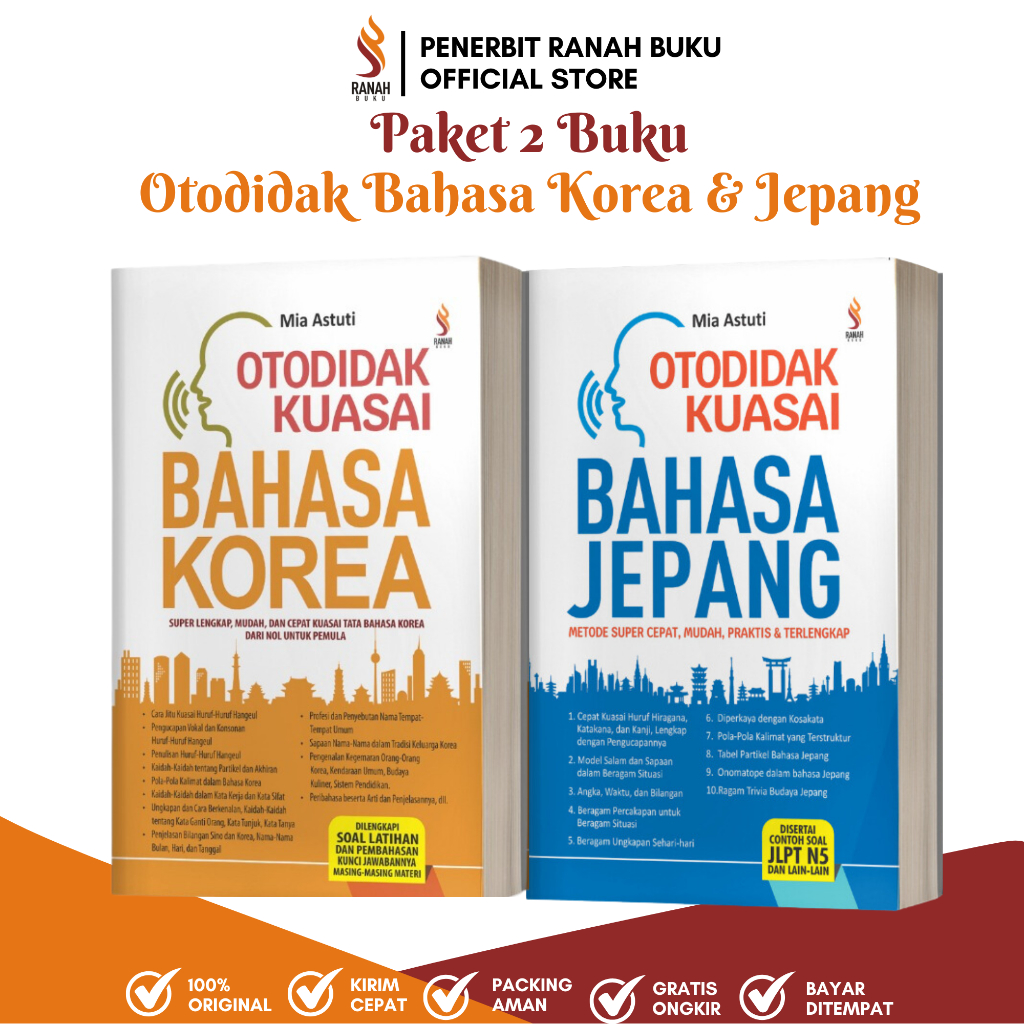 Jual (ISI 2 BUKU) RANAH BUKU LITERASI - BUKU OTODIDAK KUASAI BAHASA ...