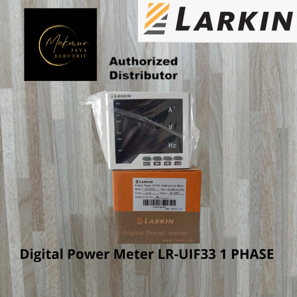 Jual Digital Power Meter Larkin LR-UIF33 1 Phase | Multifunction Meter Listrik Digital 1P Larkin ...