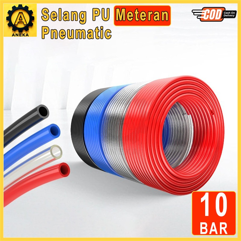 Jual Selang PU Hose PU PREMIUM Per Meter 4mm 6mm 8mm 10mm 12mm 14mm ...