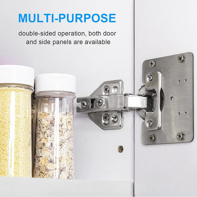 Jual Plat Engsel Pintu Repair Cabinet Drawer Perbaiki Reparasi Sekrup ...