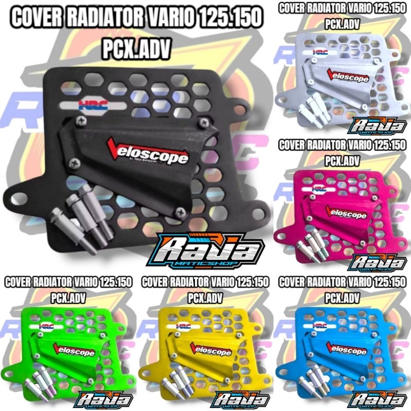 Jual Cover Radiator HRC Vario 125 150 PCX ADV CNC / Cover Radiator HRC ...